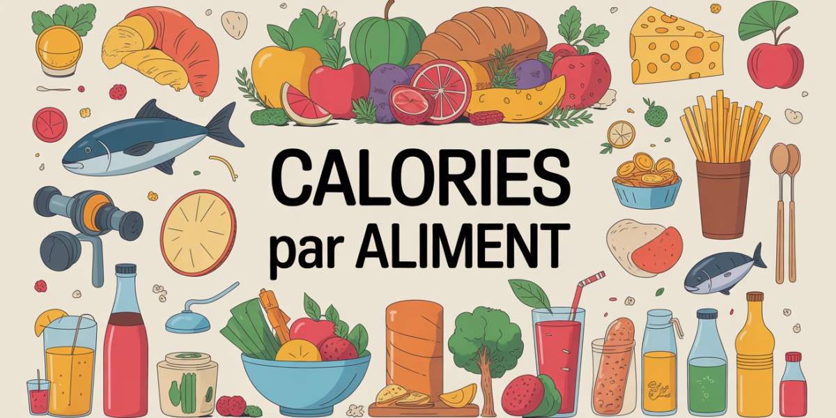 Tableau des calories par aliment à imprimer pour faciliter votre quotidien